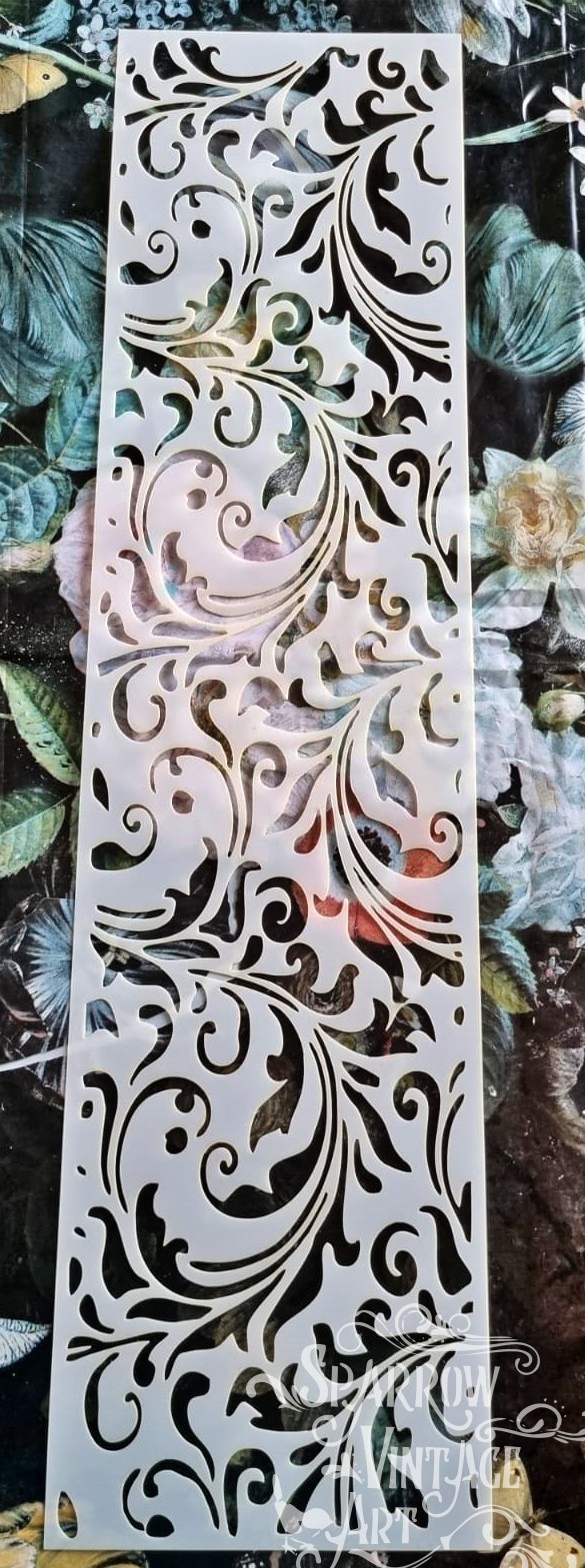 Rococo Scrolls – Stencil - Sparrow Vintage Art